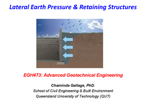 EGH 473 assignment 1 - Earth Dam Design Project (2024) - University of ...