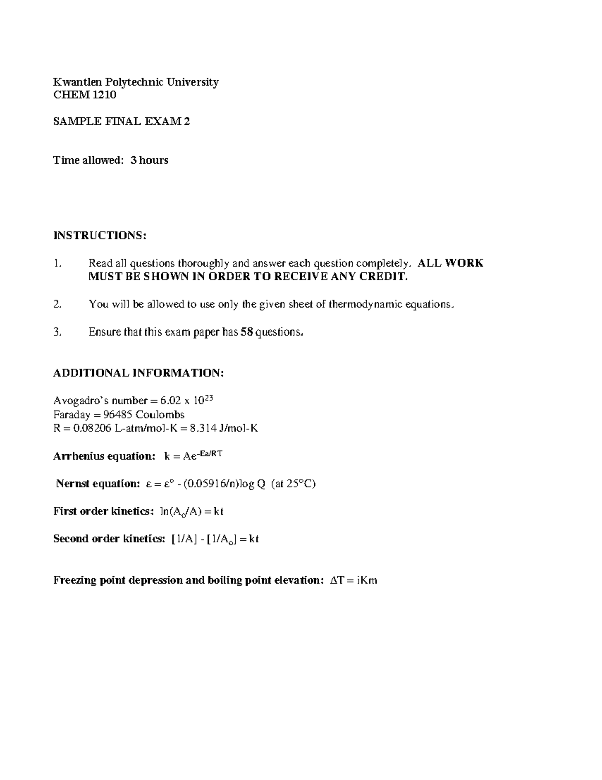 Final exam May 10 Summer 2019, questions and answers - INSTRUCTIONS ...