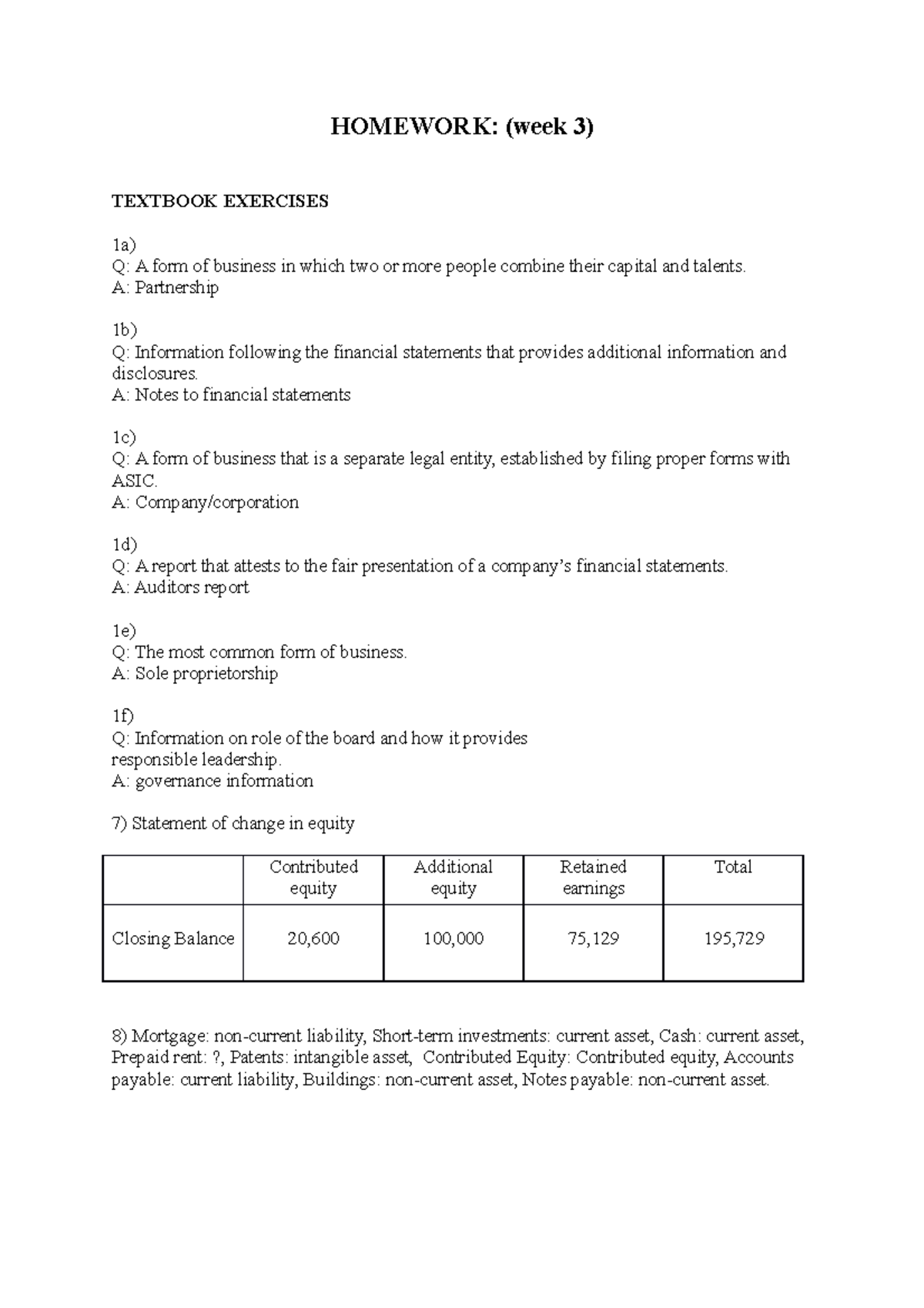 14250551 Homework WEEK 3 copy - HOMEWORK: (week 3) TEXTBOOK EXERCISES ...