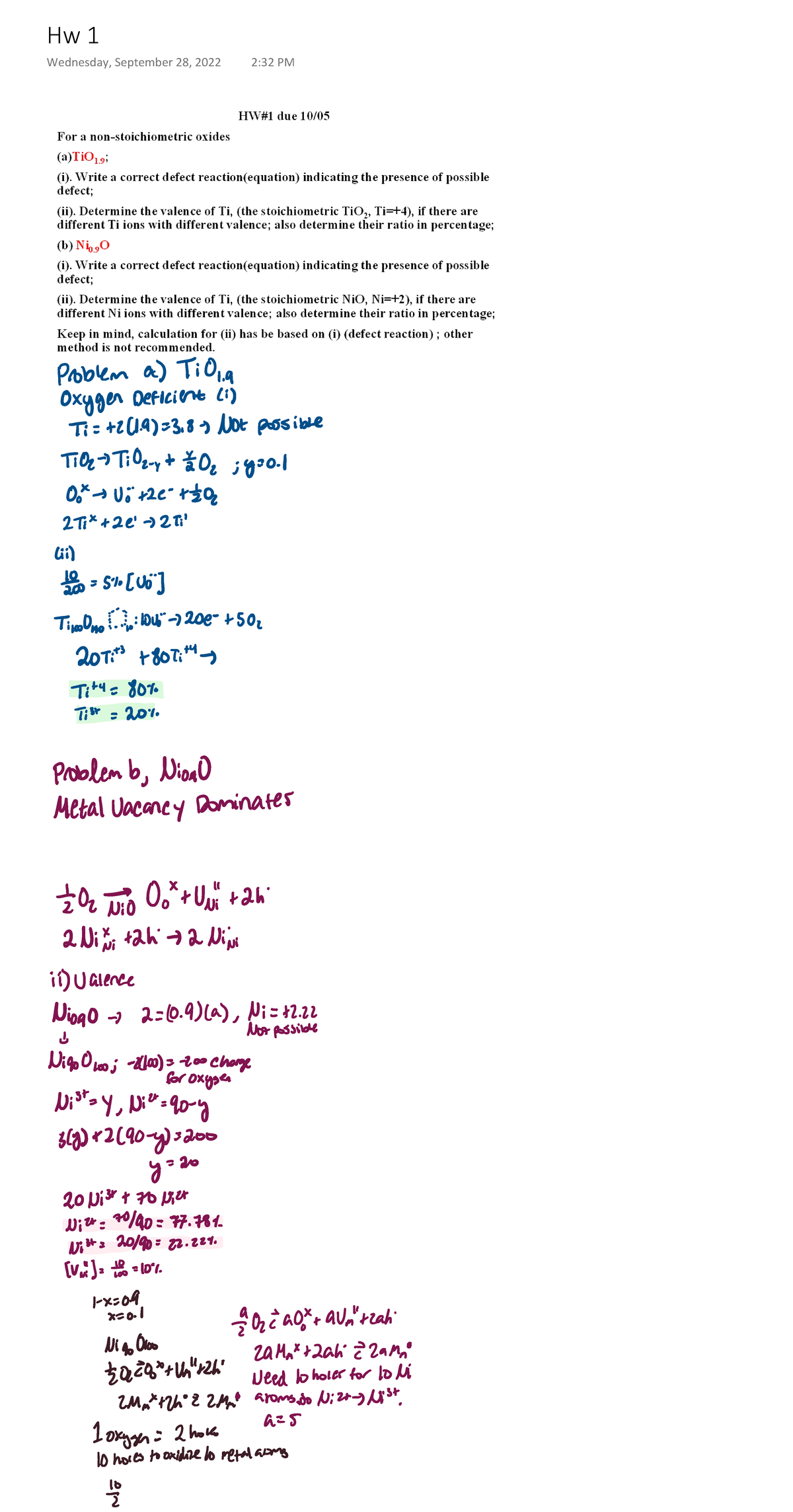 Hw 1 Homework 1 Science Of Applied Materials Hw 1 Wednesday September 28 2022 2 32 Pm