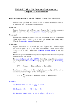 Commutation functions - Actuarial Mathematics and Life-Table Statistics ...