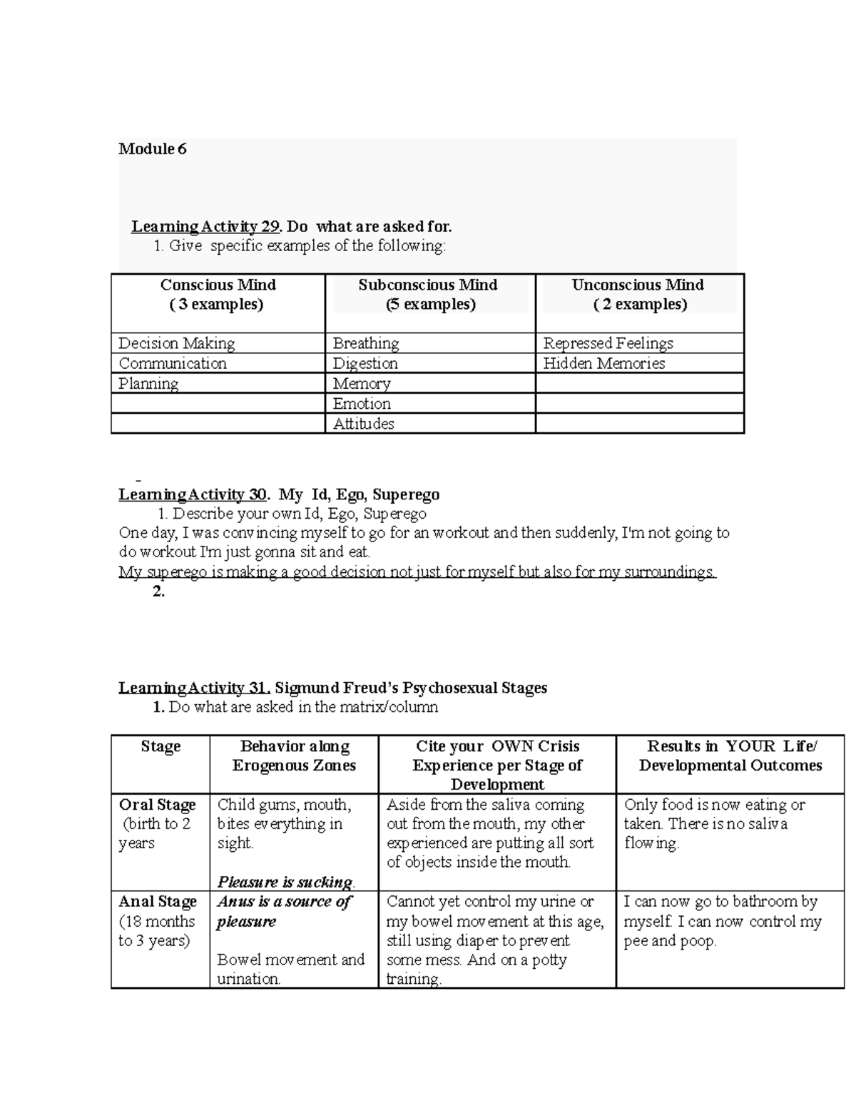 Module 6 - descriptin - Module 6 Learning Activity 29. Do what are ...