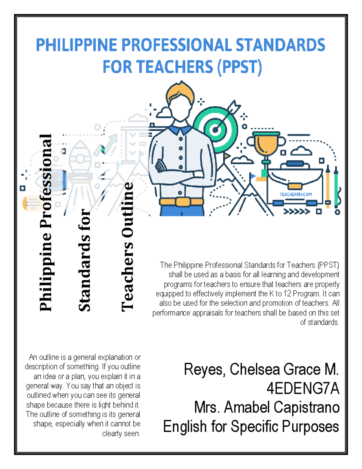 Philippine Professional Standards for Teachers Outline - Standards for ...