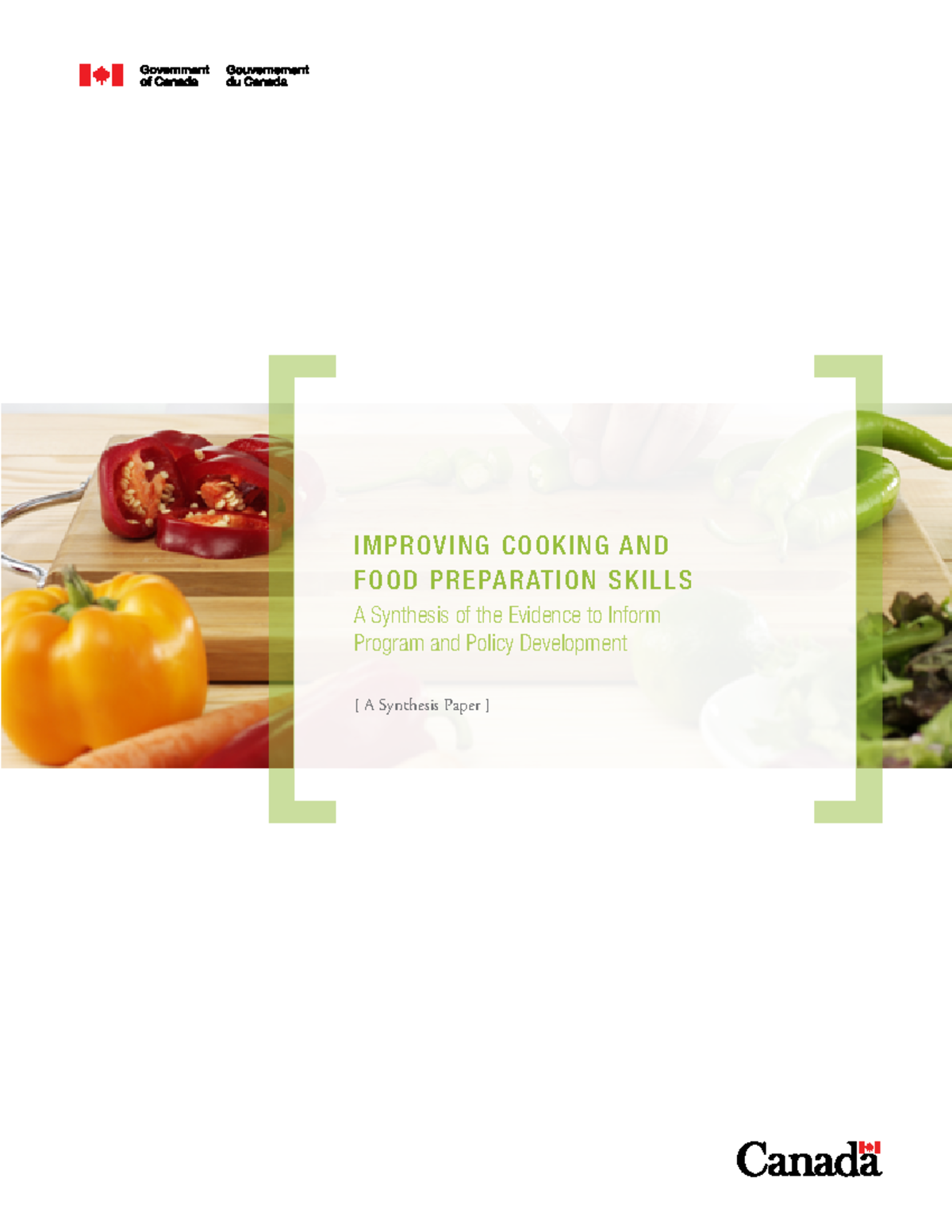 Cfps acc synthes eng - cookery - IMPROVING COOKING AND FOOD PREPARATION ...