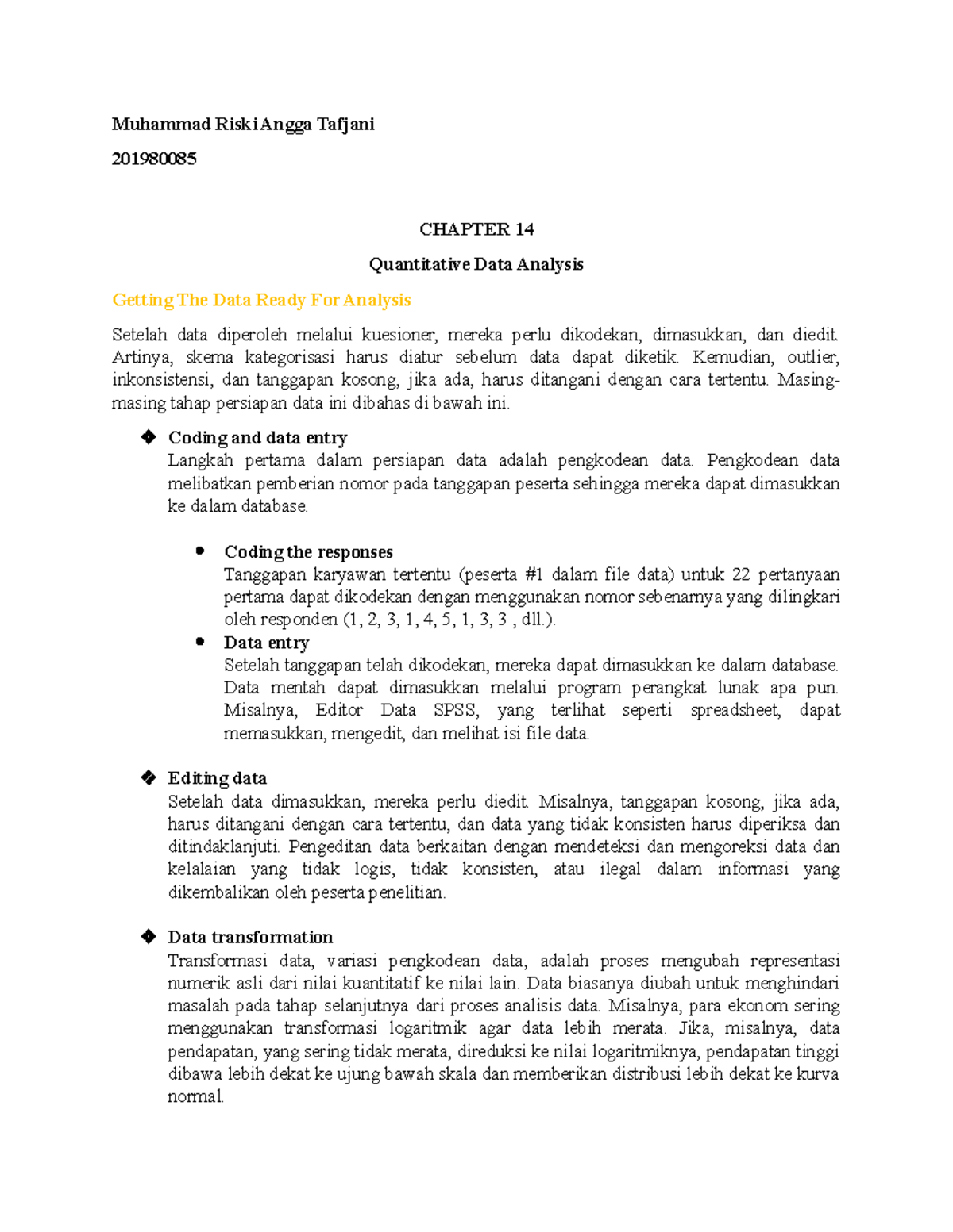 Resume Chapter 14 Muhammad Riski Angga Tafjani 2019 80085 - Muhammad ...
