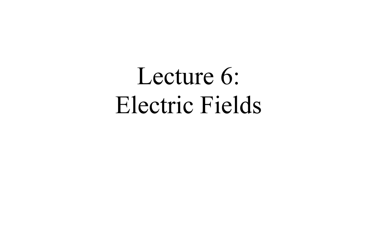 Lecture 6 electric potential and how to calculate from points ...