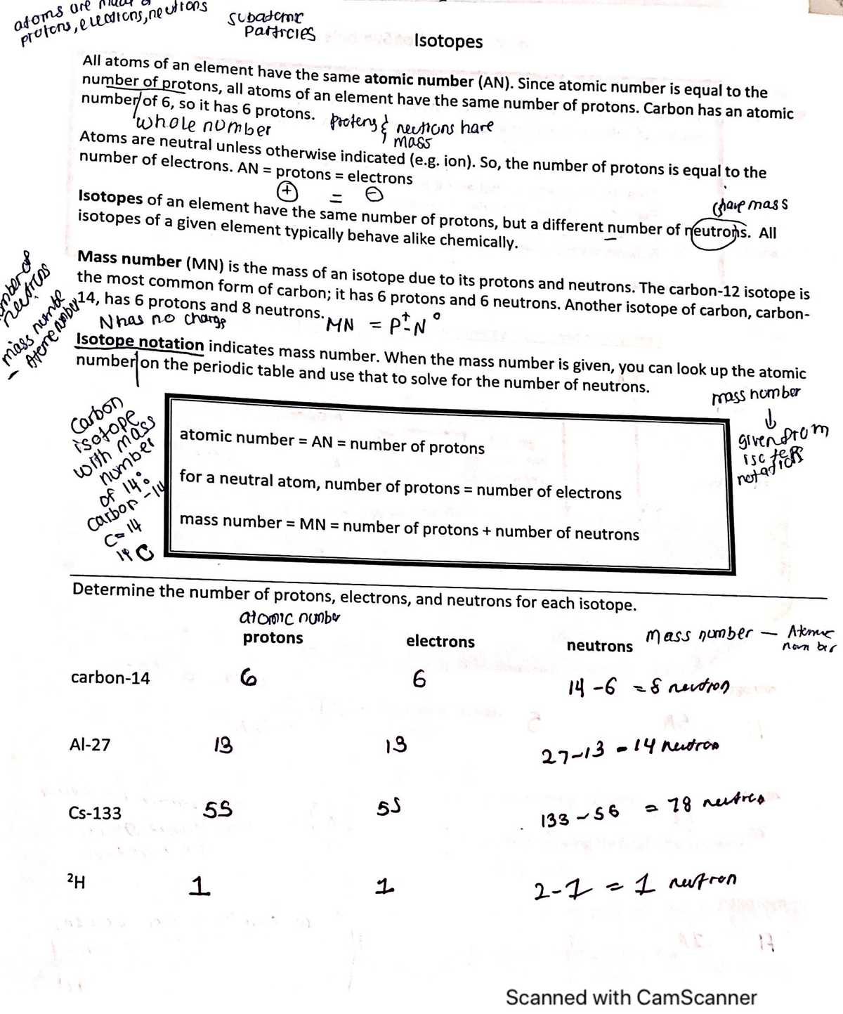 Isotopes chemistry questions - CHEM 9 - Studocu