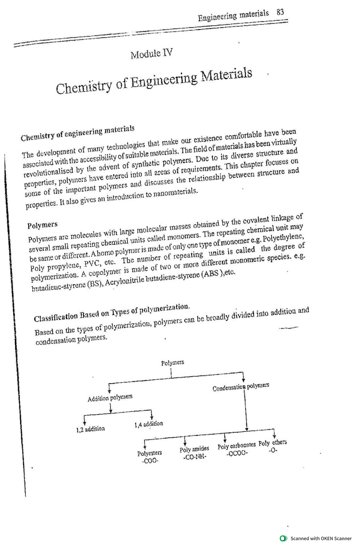 chemistry of engineering materials - Engineering Chemistry - Studocu