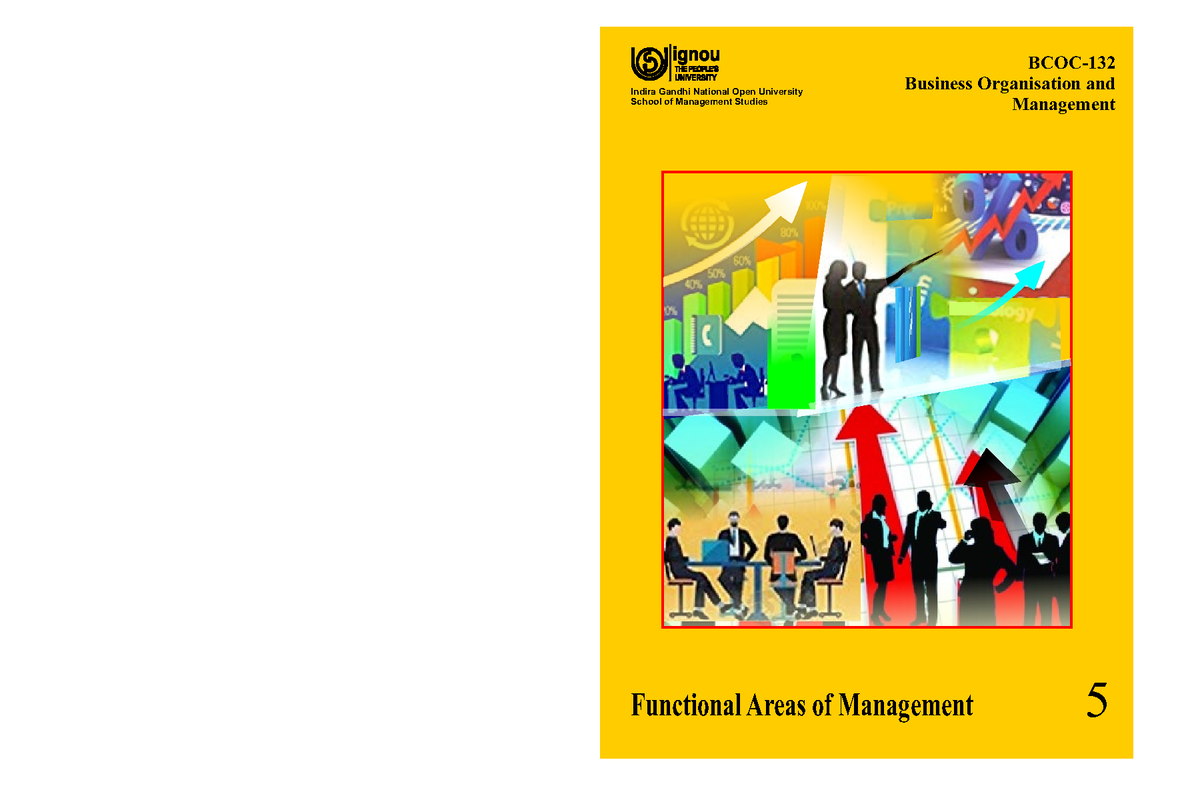 Block-5 Functional Areas OF Management - BCOC- Business Organisation ...