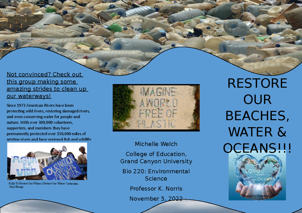 Restoration brochure - assignment - Not convinced? Check out this group ...