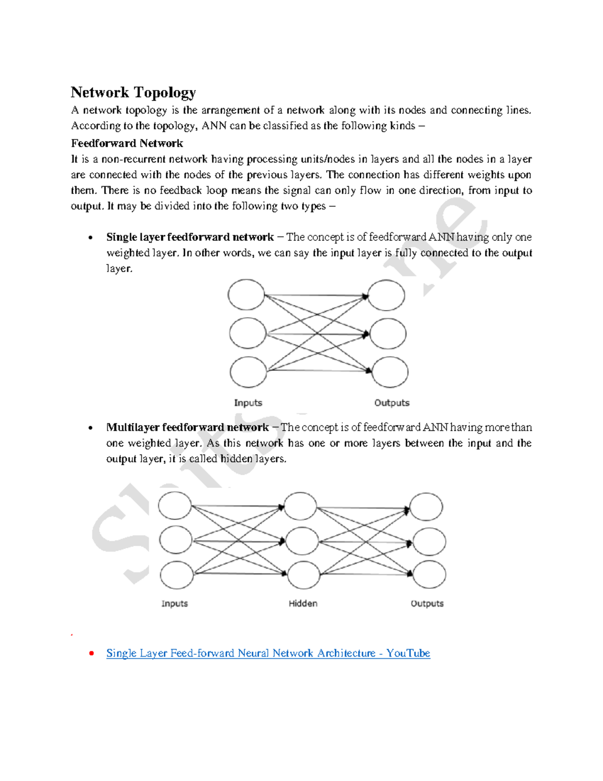 Lesson 2.Network Topology - Network Topology A network topology is the ...