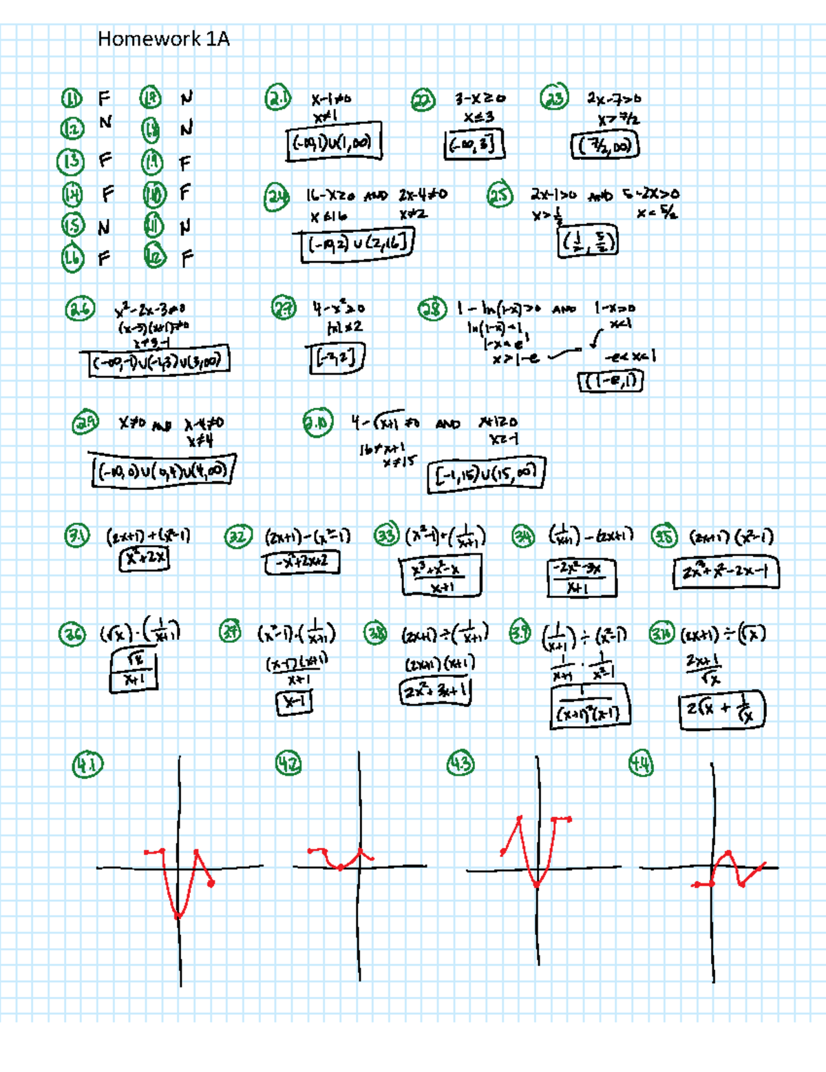 3a hw1a - math - MATH 3A - Homework 1A - Studocu