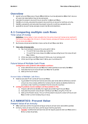 Tutorial 2 Handout Solutions for students - FINM Module 2: The five ...