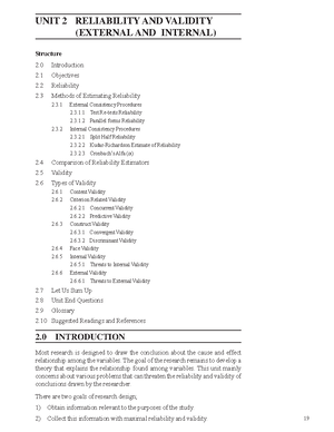 Unit-1 research methods in psychology - Basic Process/Concept in UNIT 1 ...