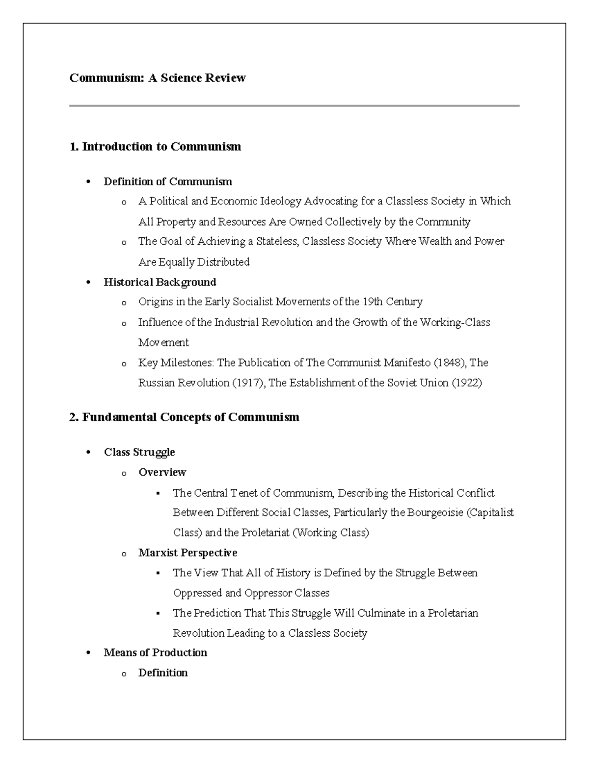 Reviewer - Communism - Muqaddas Bin Tahir - Communism: A Science Review ...