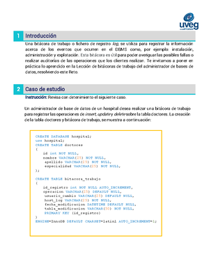 R5 U3 - Administración de base de datos - Administración de bases de ...