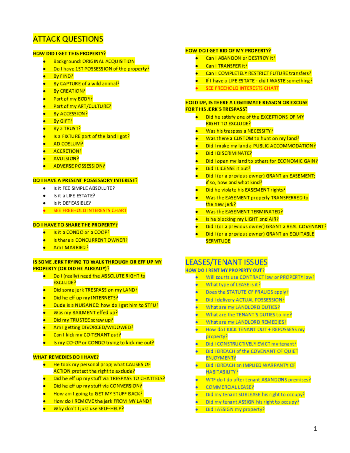 Attack Outline Final Exam - ATTACK QUESTIONS HOW DID I GET THIS ...
