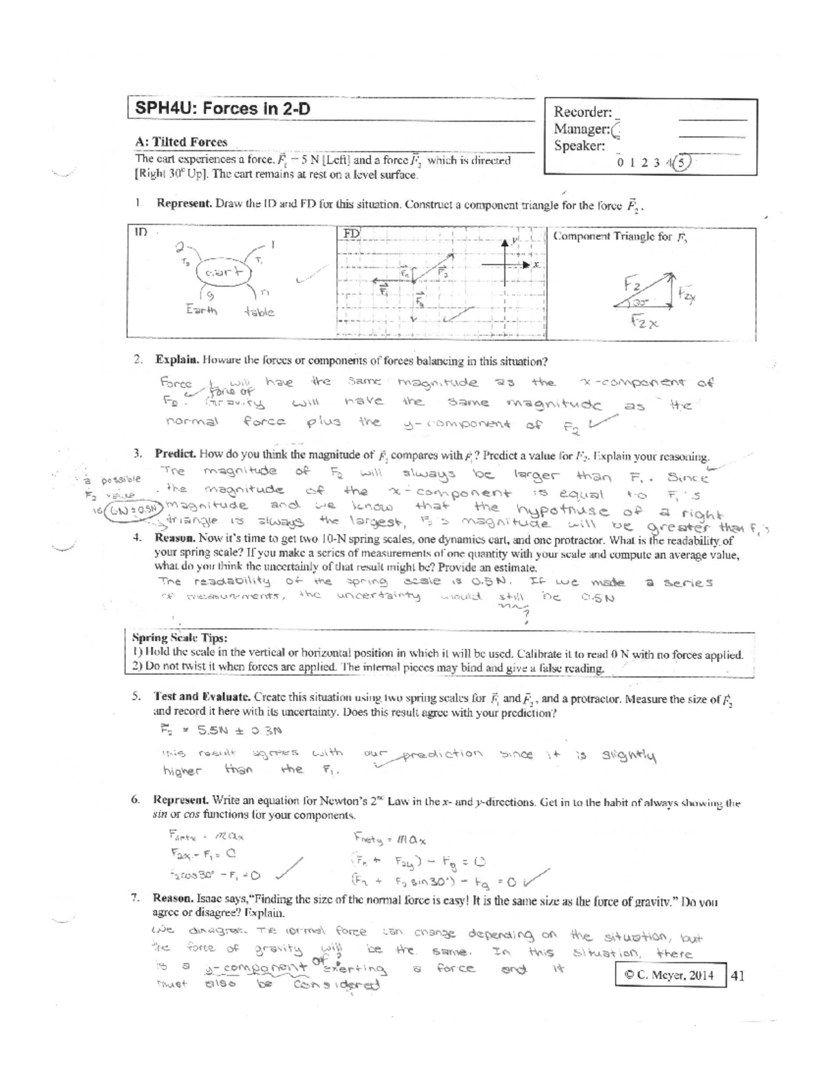 12 Forces - 2D Forces - Physics - Studocu