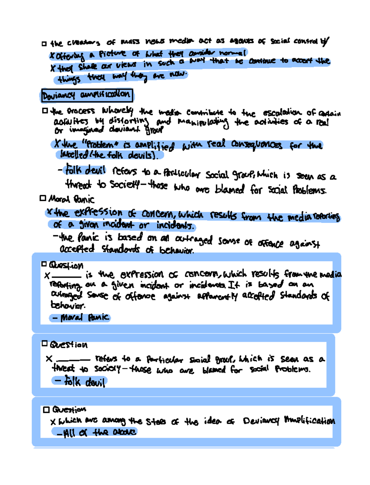 Lecture 11 Deviancy Amplification The Creators Of Mass News Media Act As Agents Of Social