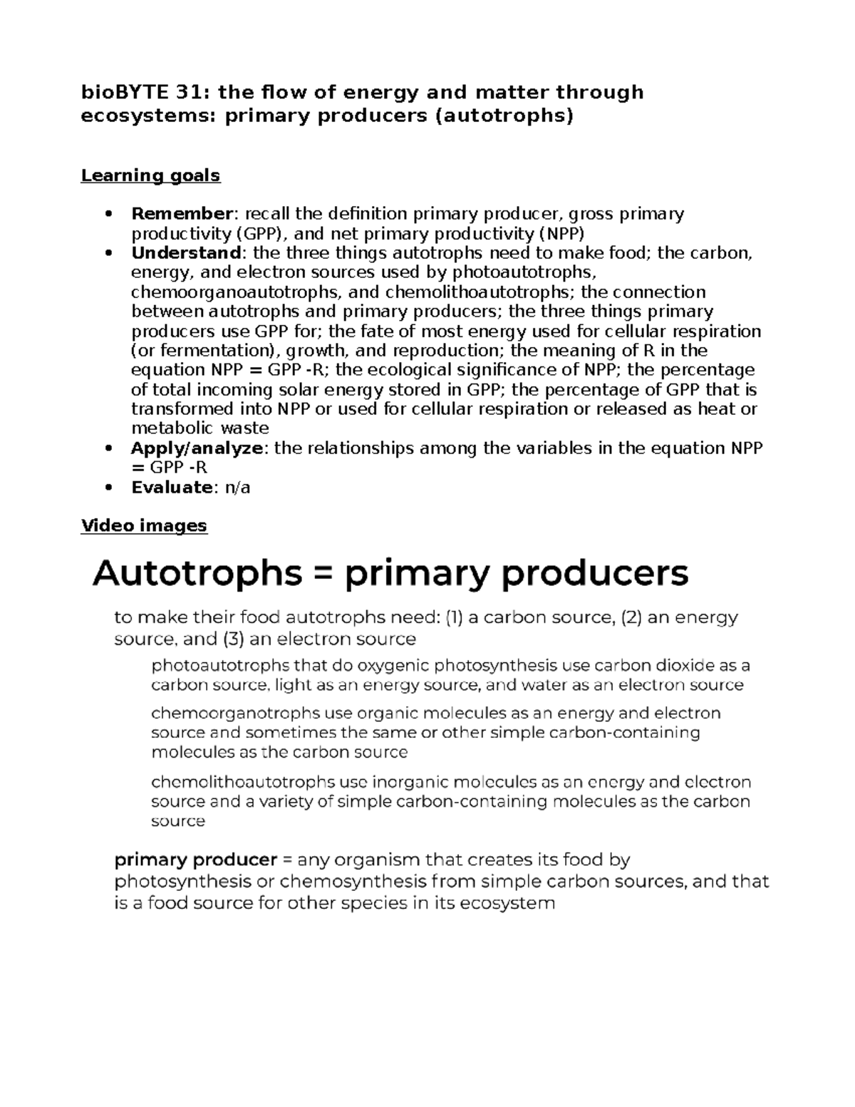 1802.Notes guide.bio BYTE 31 - bioBYTE 31: the flow of energy and ...
