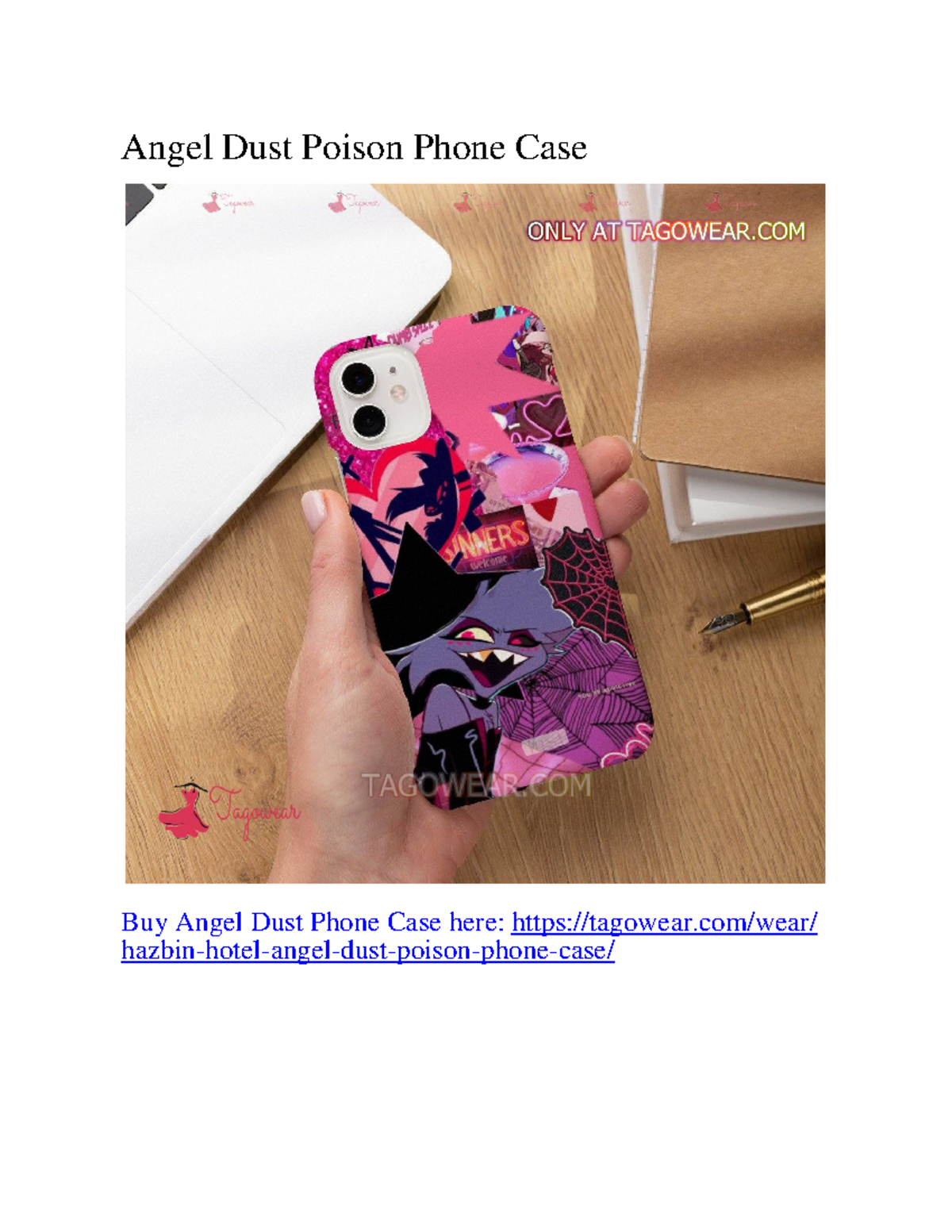 Angel Dust Poison Phone Case - BA05101 - Studocu