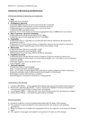 Practical - Lab reports 1-8 - Experiment 1 BIOC1010: Introduction to ...