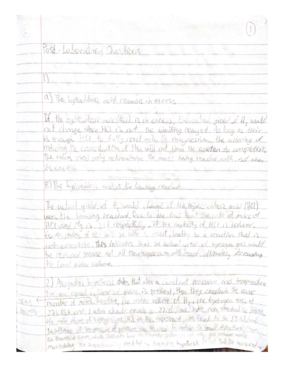 Scanned Documents (36) - Post Laboratory Questions 1) a) The hyperchlor ...