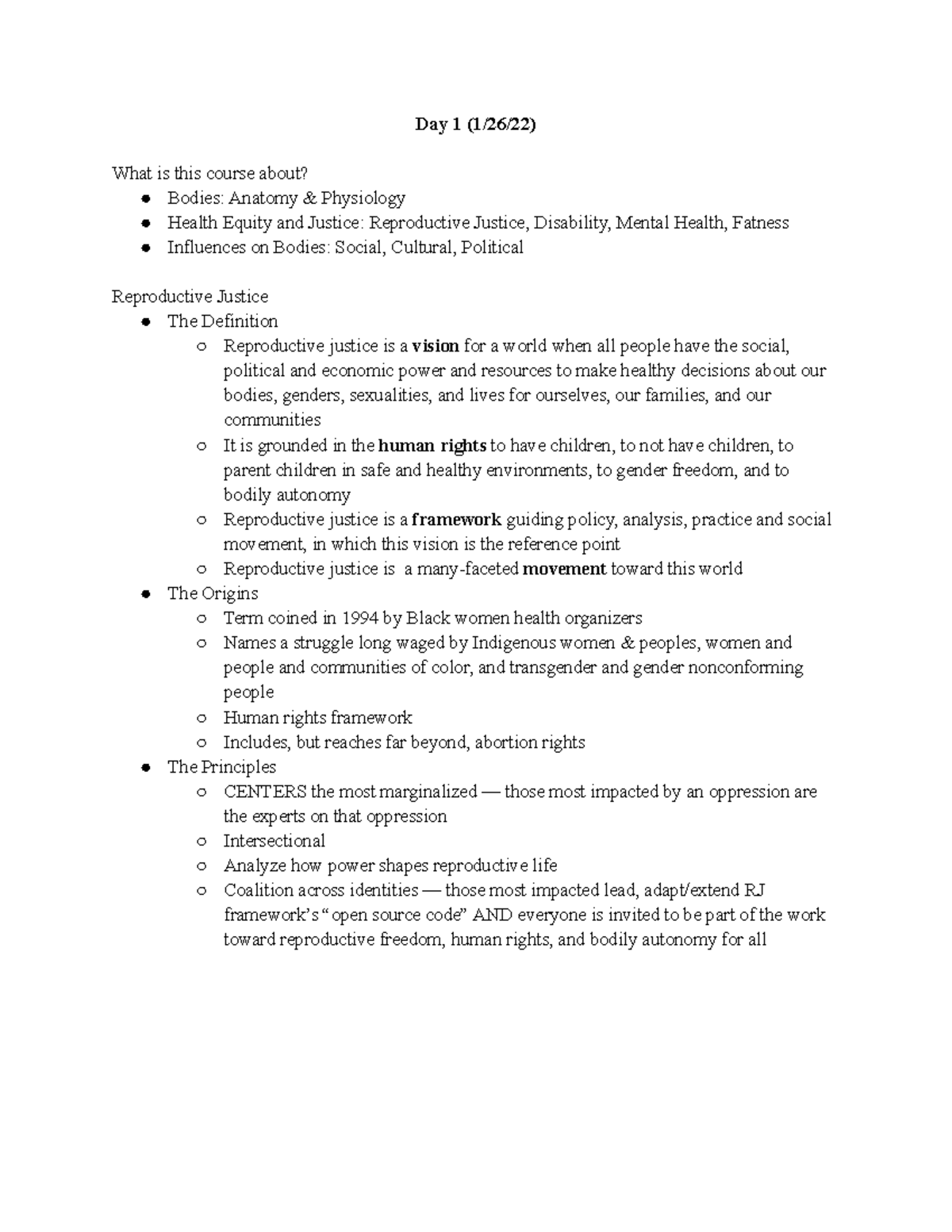 GWS103 Module 0 Course Introduction - Day 1 (1/26/22) What is this ...