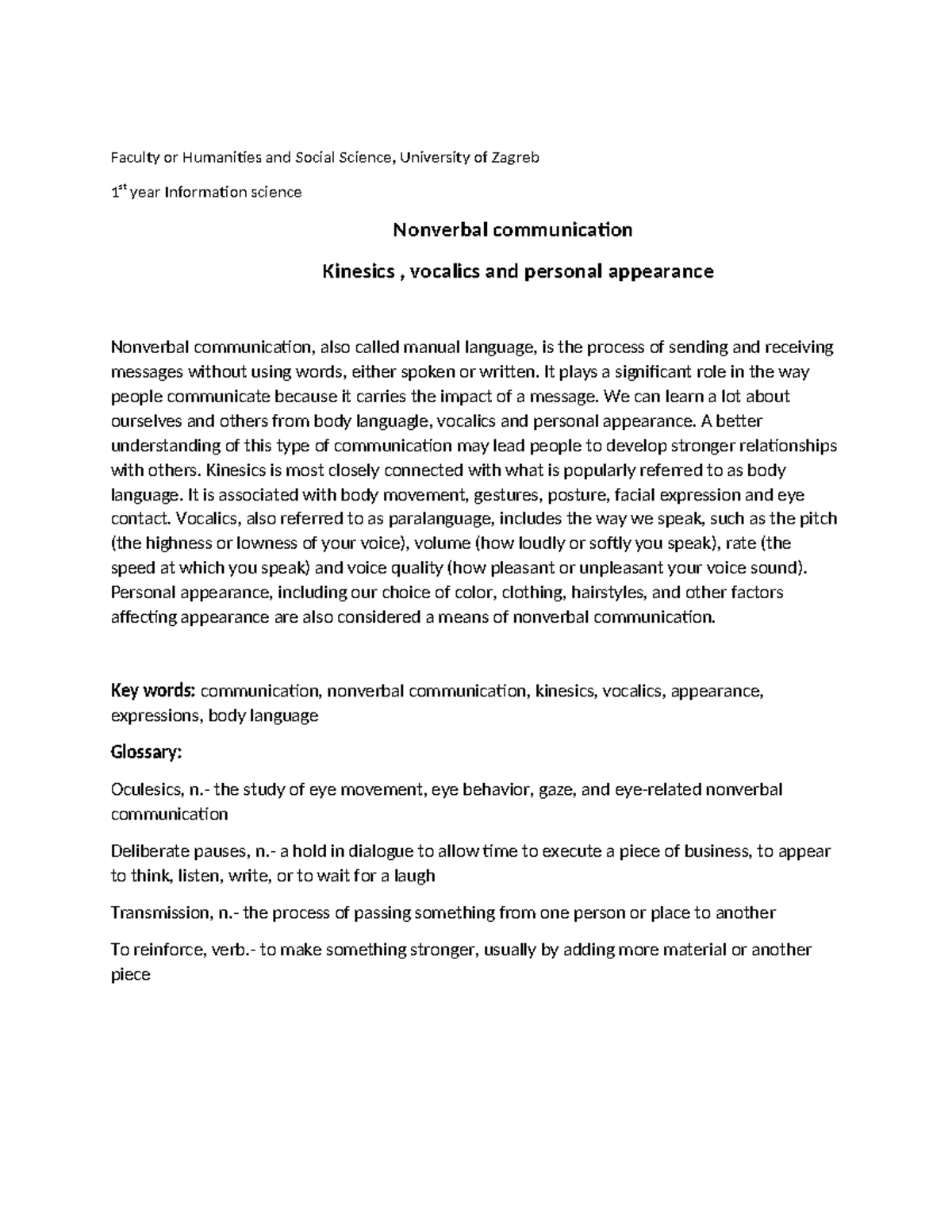 Handout - Faculty or Humanities and Social Science, University of ...