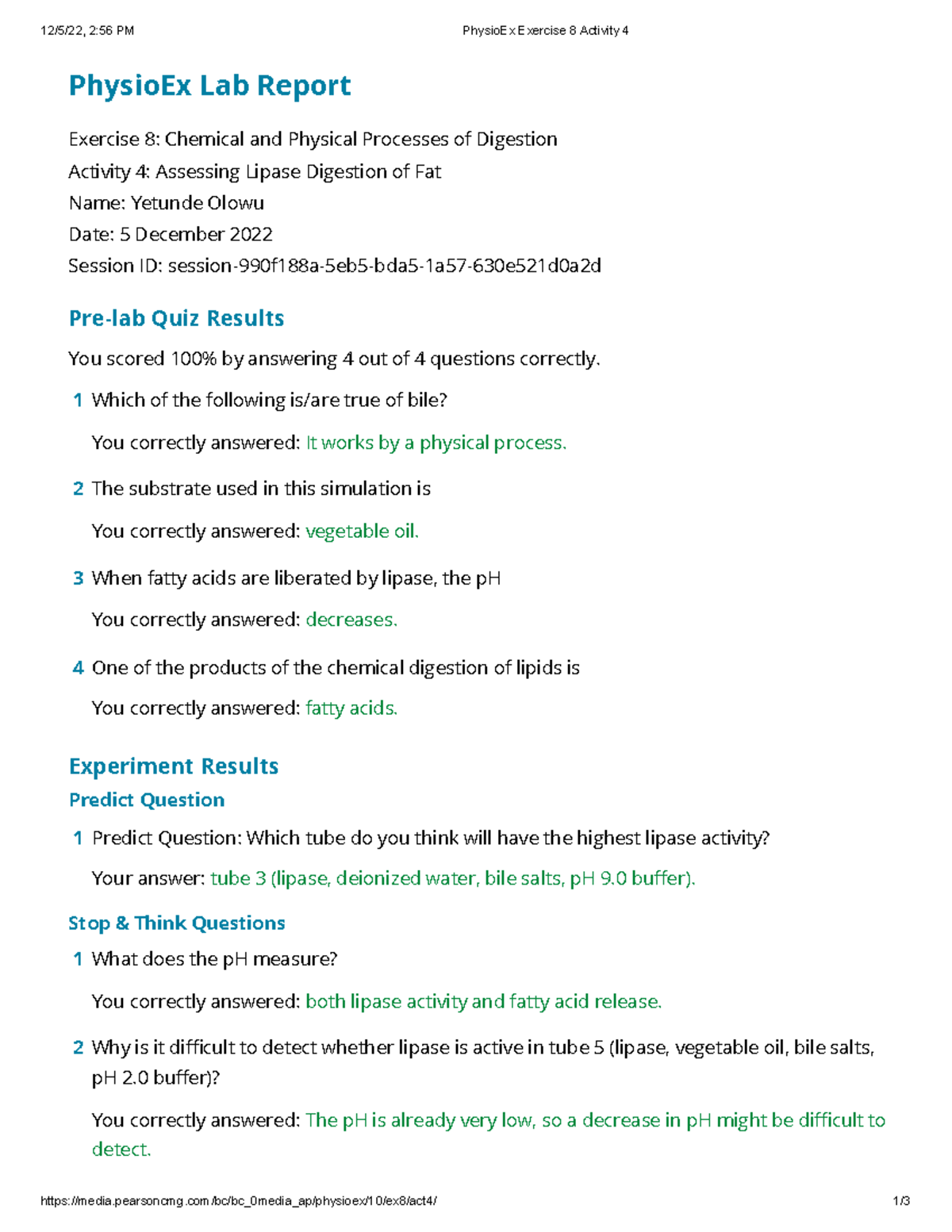 Physio Ex Exercise 8 Activity 4 - pearsoncmg/bc/bc_0media_ap/physioex ...