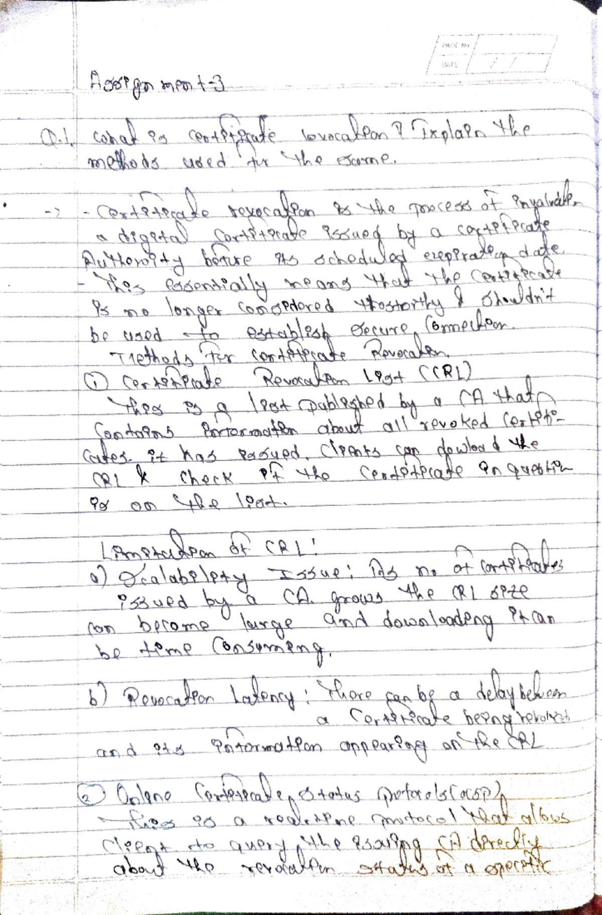 Is assignment 3 - Masters of Computer Applications -) Po bore leyacaeon rgla?a he dchodatusoe ...