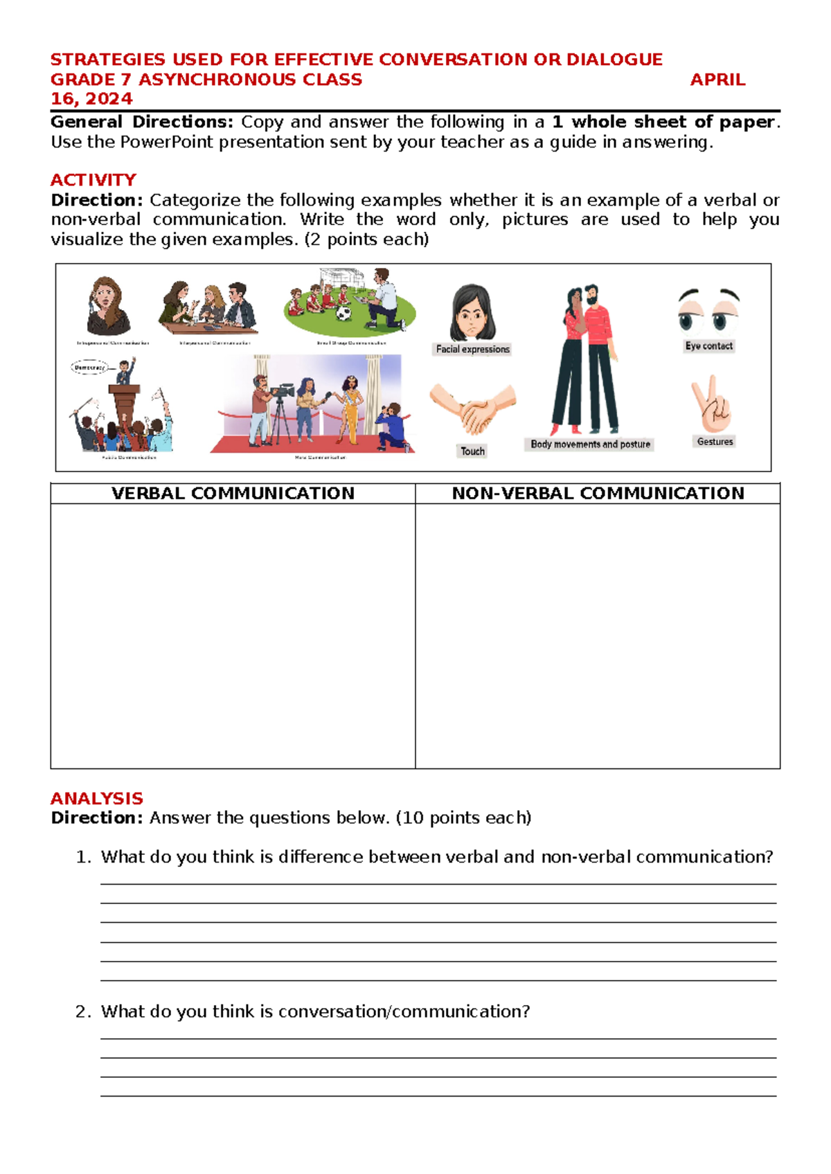 Strategies USED FOR Effective Conversation OR Dialogue - STRATEGIES ...