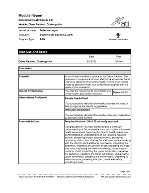 ATI Health Assess 2.0 David Rodriguez - Module Report Achieved ...