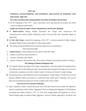 Remedial History Module - WACHEMO UNIVERSITY COLLEGE OF SOCIAL SCIENCE ...