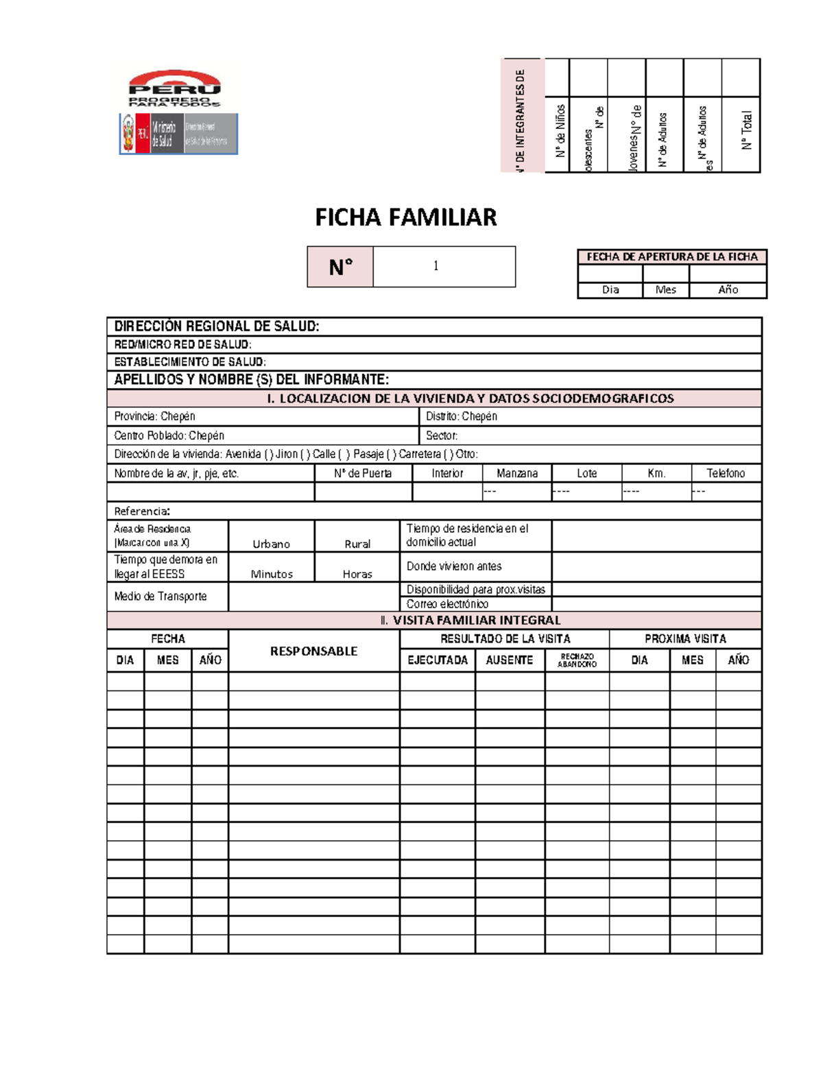 Formato para ficha familiar semana 11 - Salud Publica - UCV - Studocu