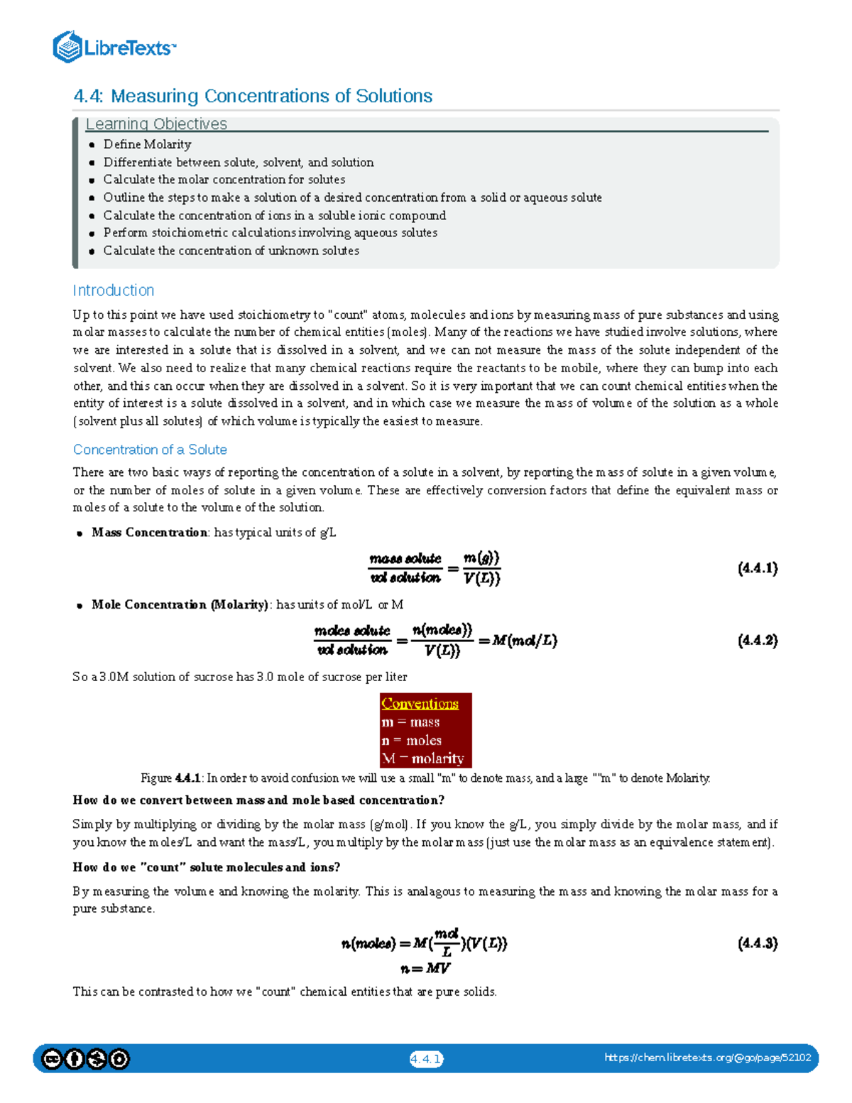 Measuring concentration - Many of the reactions we have studied involve ...