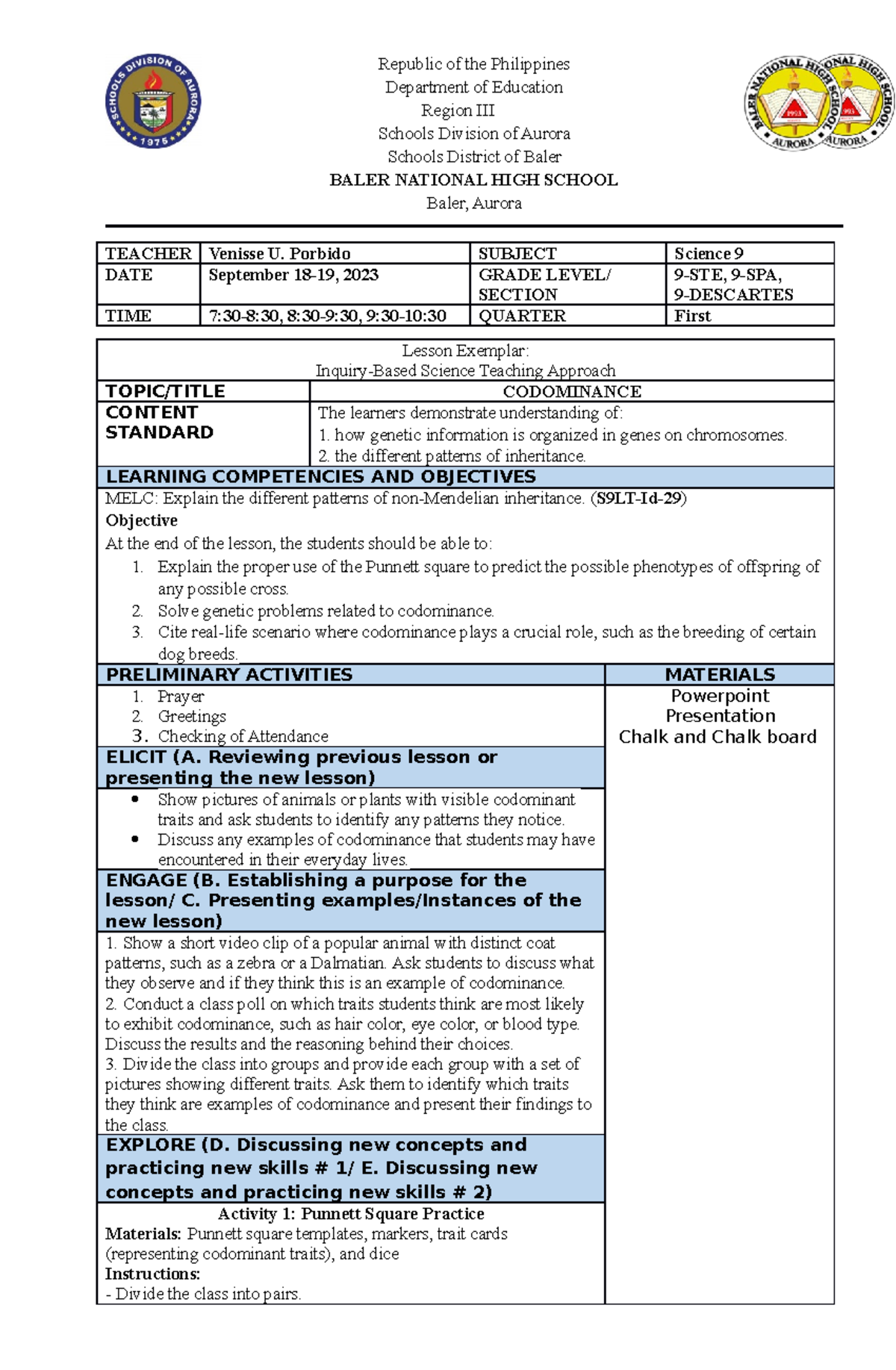 Lesson 5 - Republic of the Philippines Department of Education Region ...