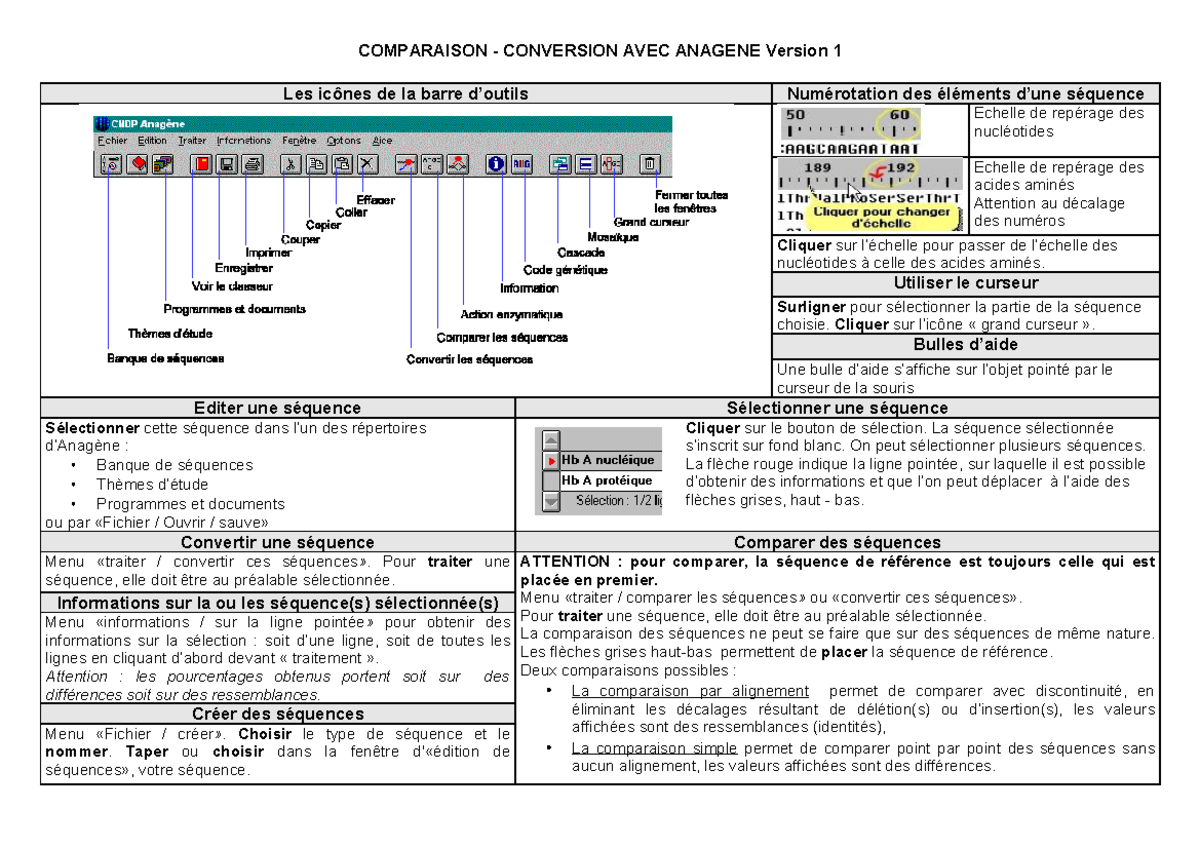 methode anagene comparaison version 1 - COMPARAISON - CONVERSION AVEC ...