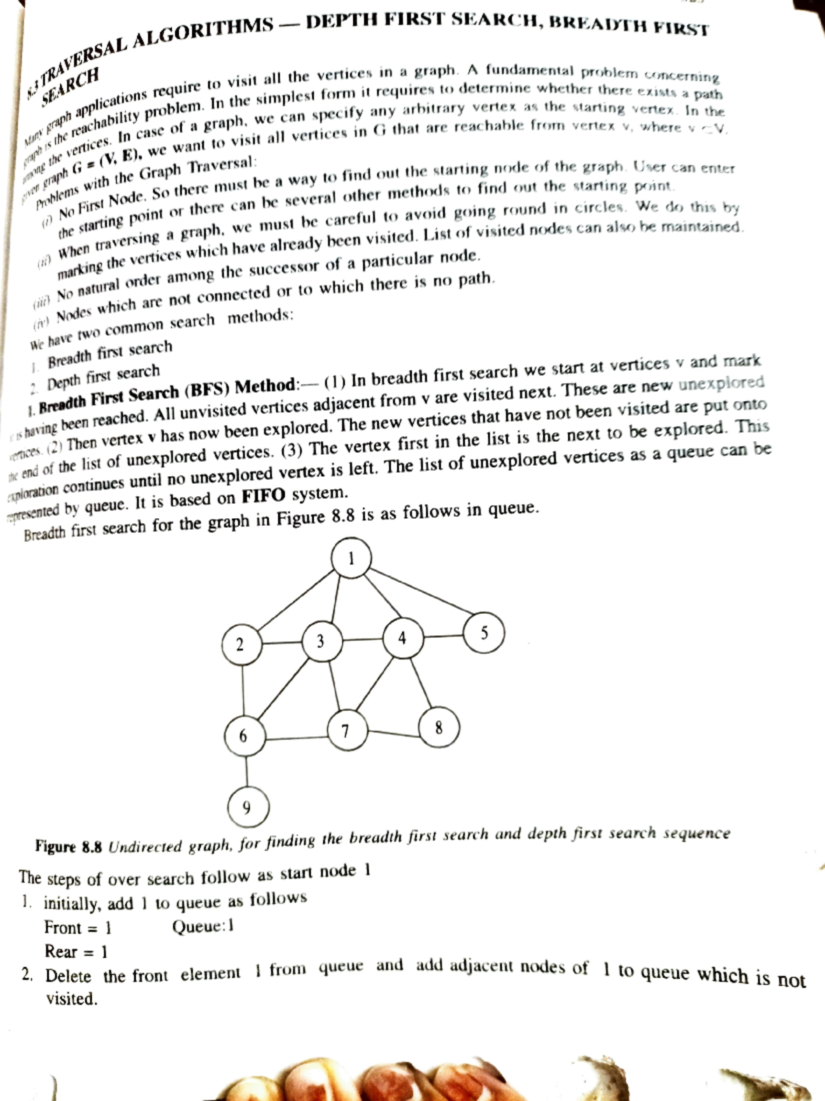 Tree graph unit 4 - ICORITHMS- DEPTH FIRST SEARCH, BREADTH FIRSTs ...