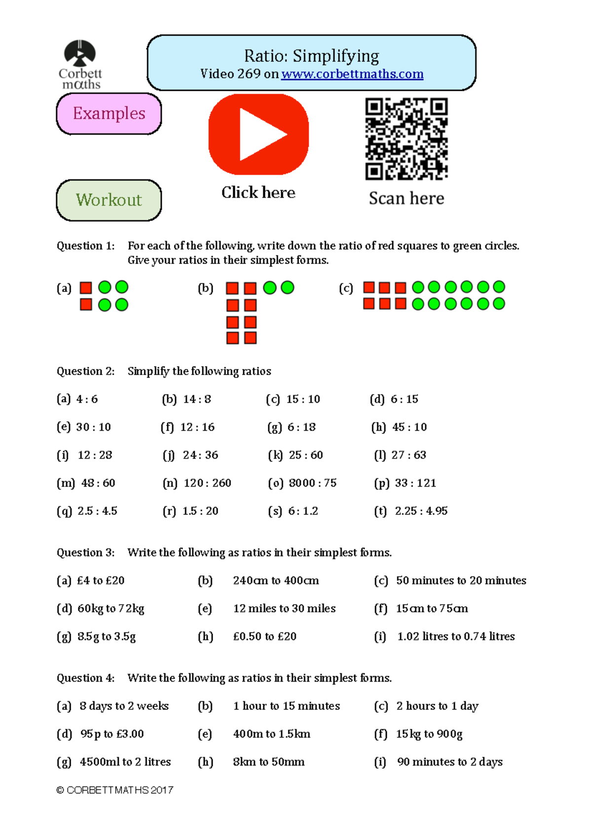 Simplifying-ratios-pdf1 - ! Ratio: Simplifying Video 269 on ...