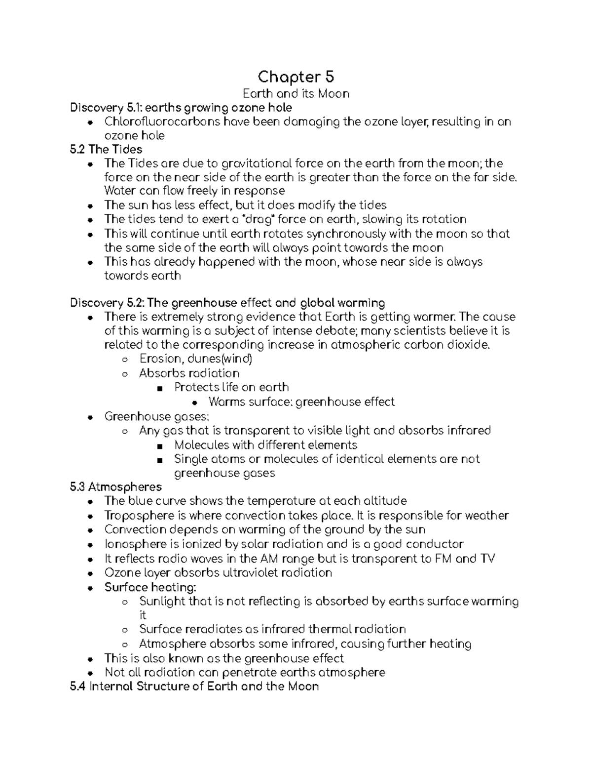 Chapter 5 earth and its moon - Chapter 5 Earth and its Moon Discovery 5 ...