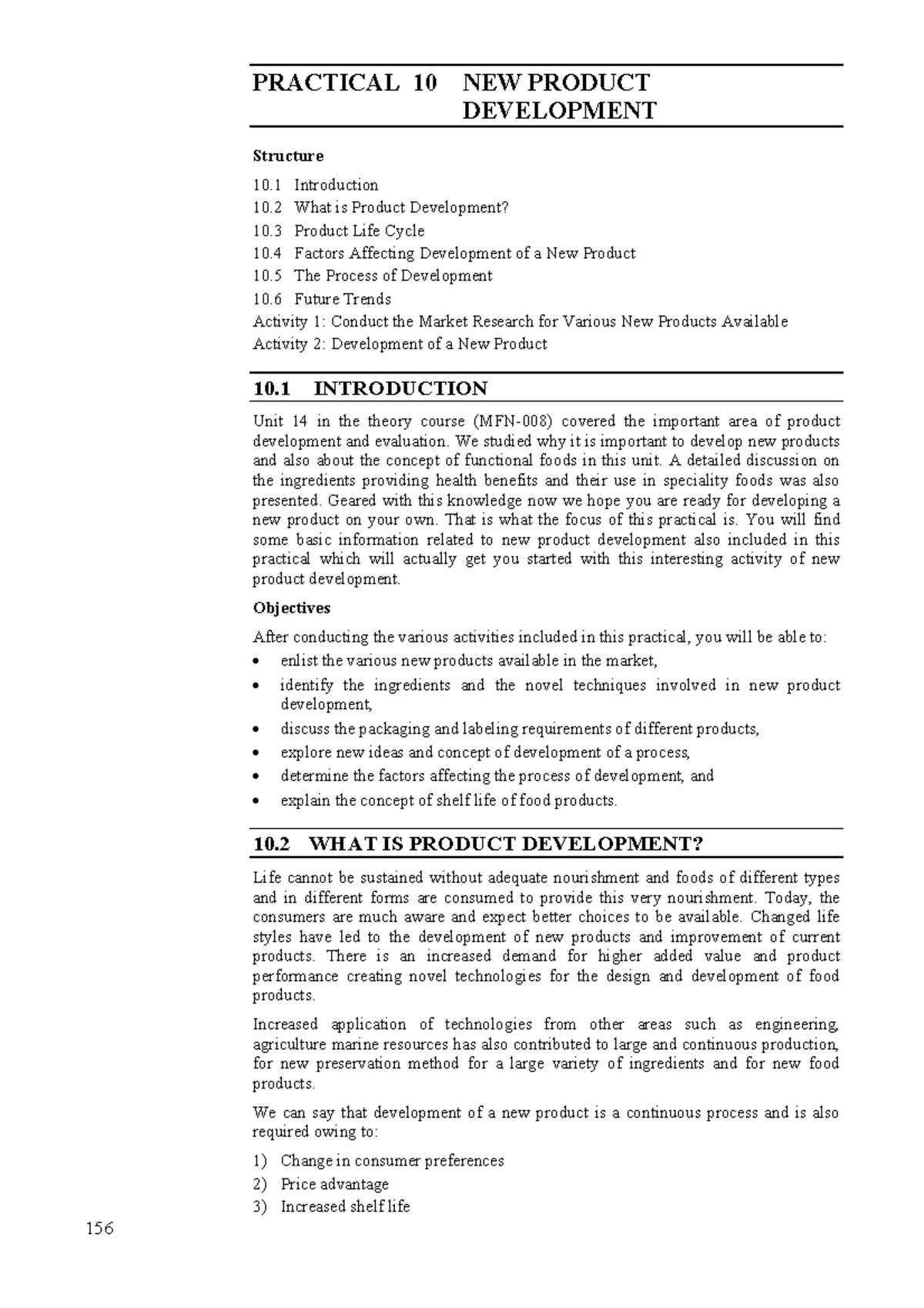 Practical 10 - Principles of Food Science - PRACTICAL 10 NEW PRODUCT ...