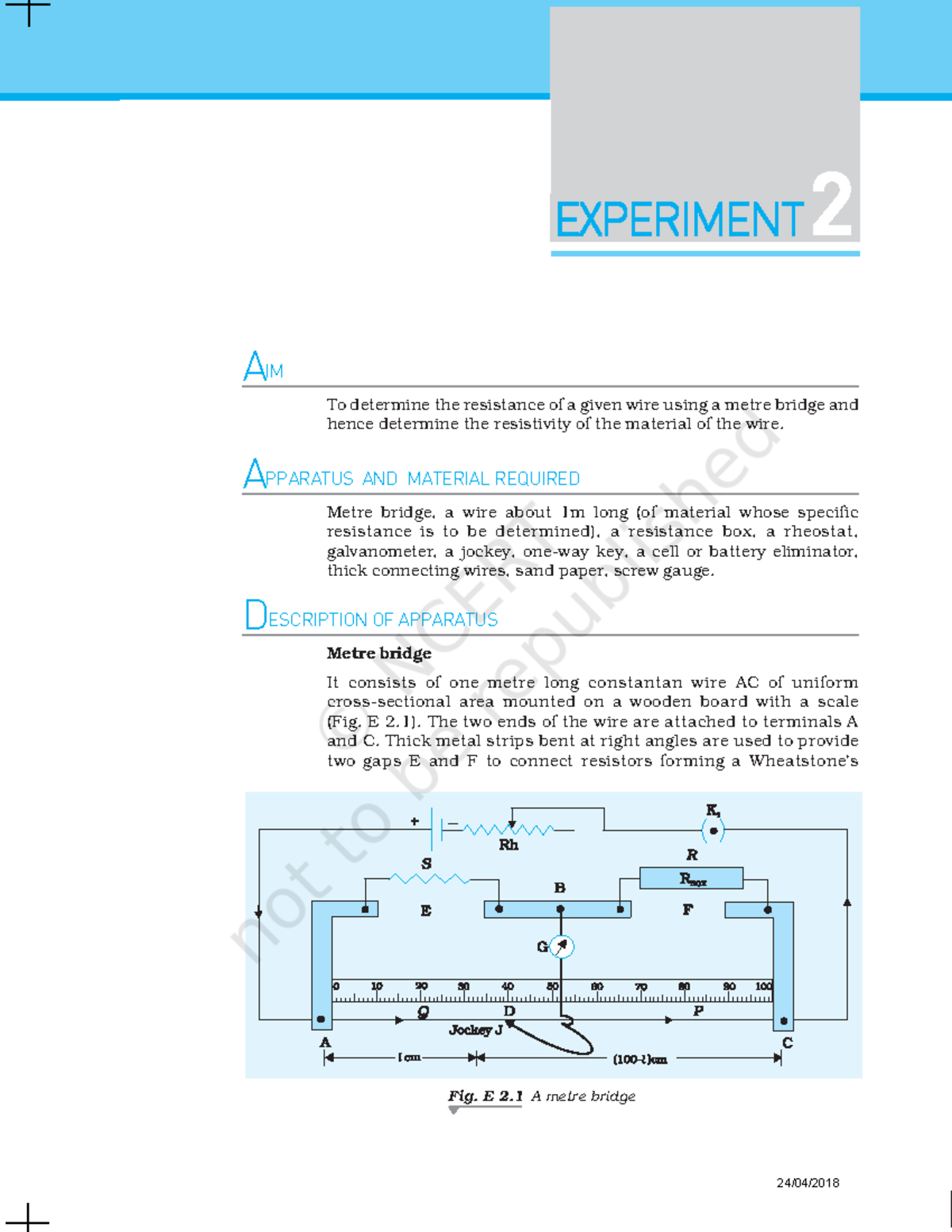 Experiment 2 - Useless - 28 LABORATORY MANUAL To determine the ...