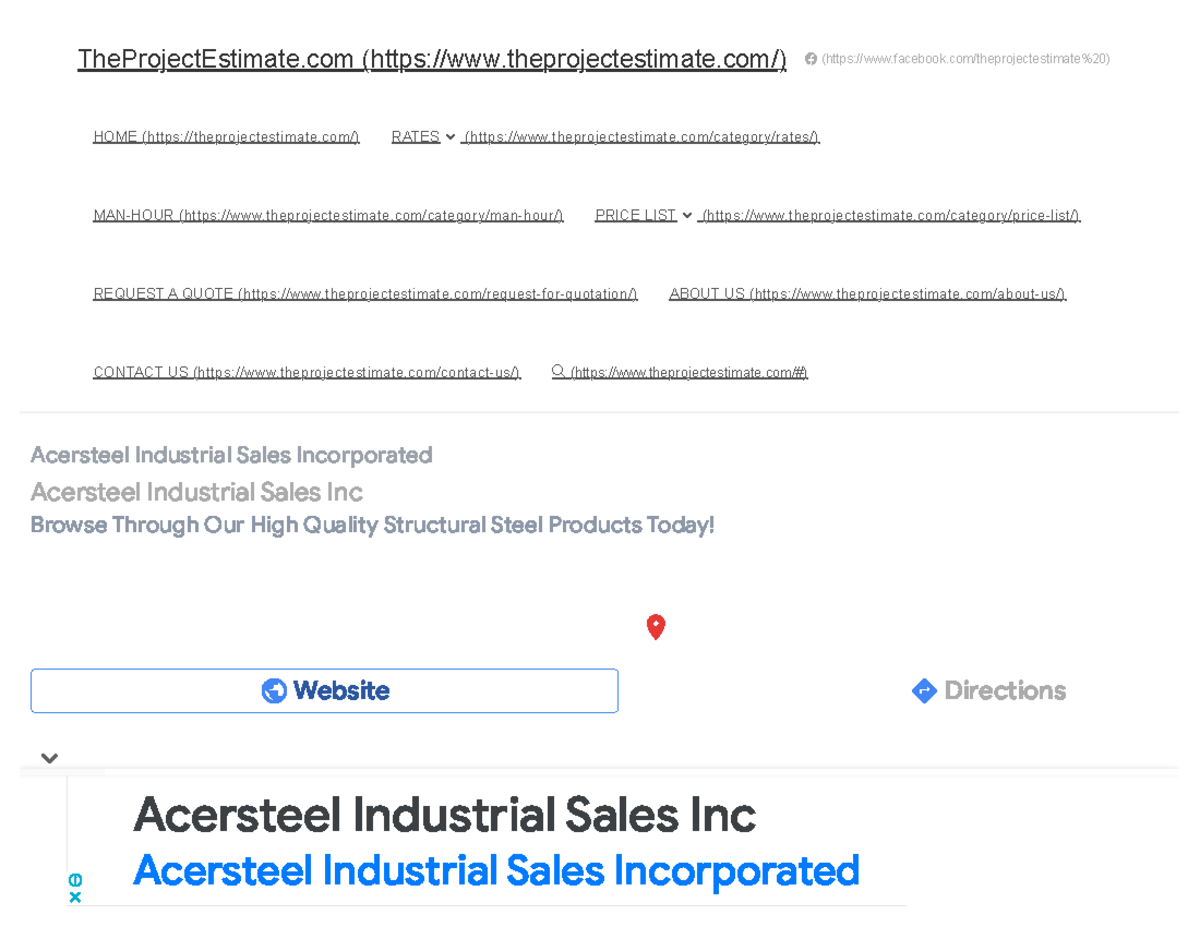Common and Consumable Item Price List 2023 - Acersteel Industrial Sales ...