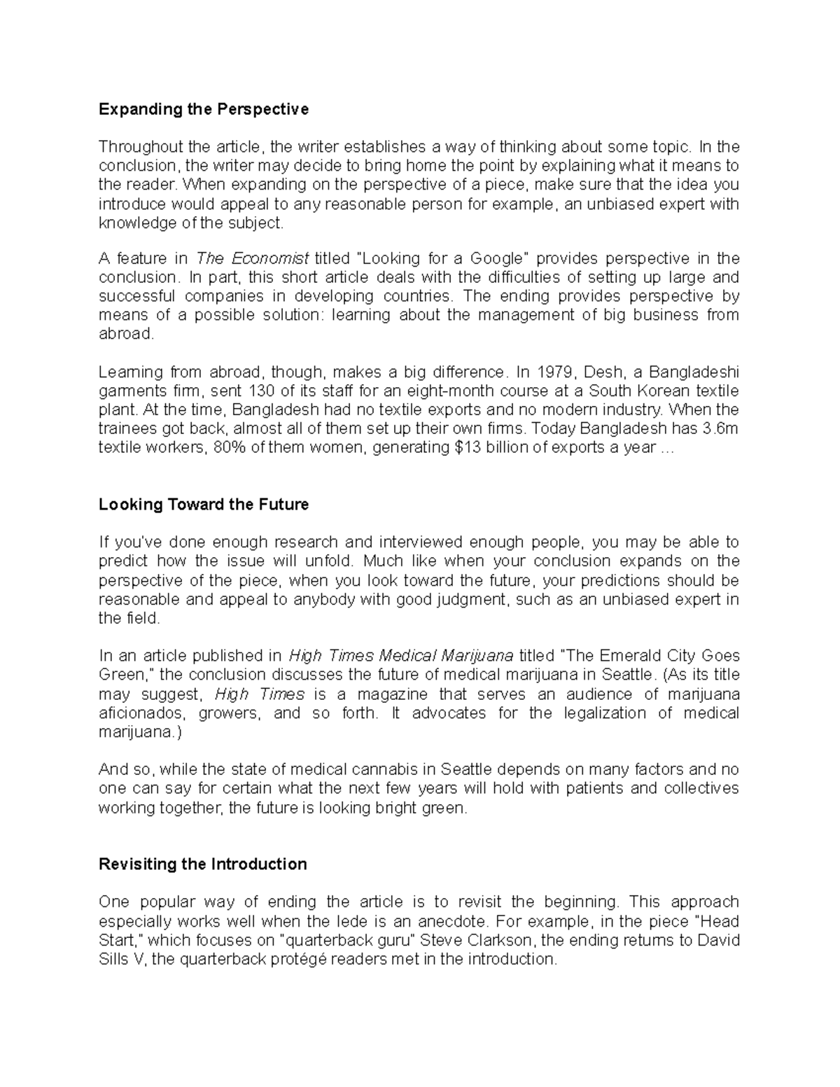 Expanding the Perspective - Expanding the Perspective Throughout the ...