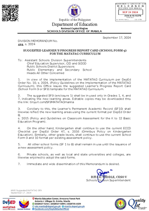 Assessment of learning 1 module - Assessment in Learning 1 Educ 6 ...