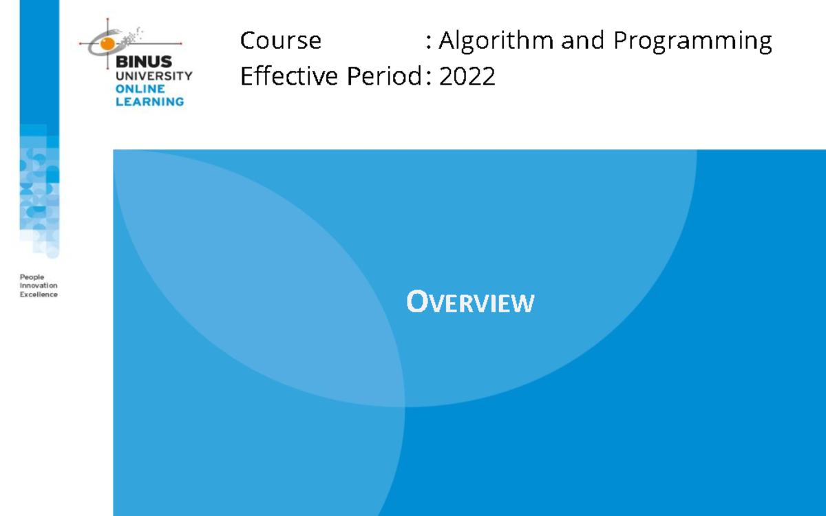 Materi - asda - Course : Algorithm and Programming Effective Period ...