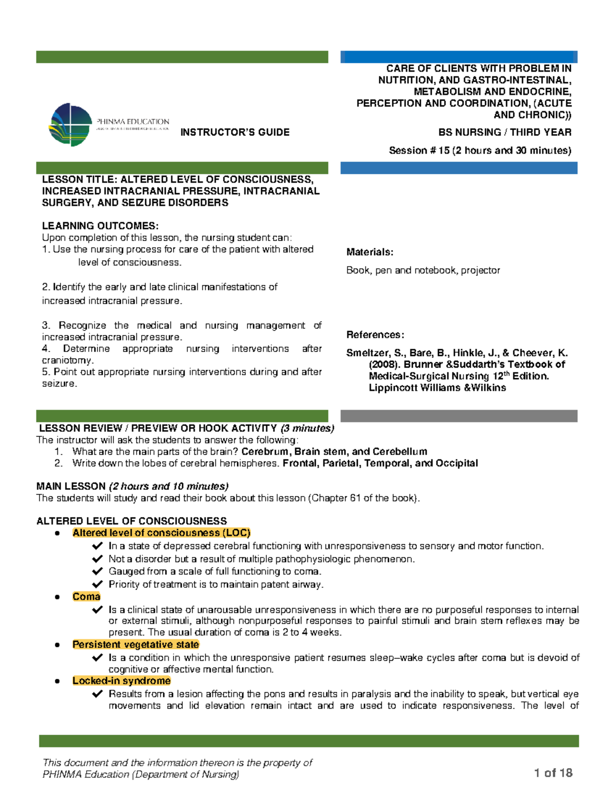 IG-S15 - This document and the information thereon is the property of ...