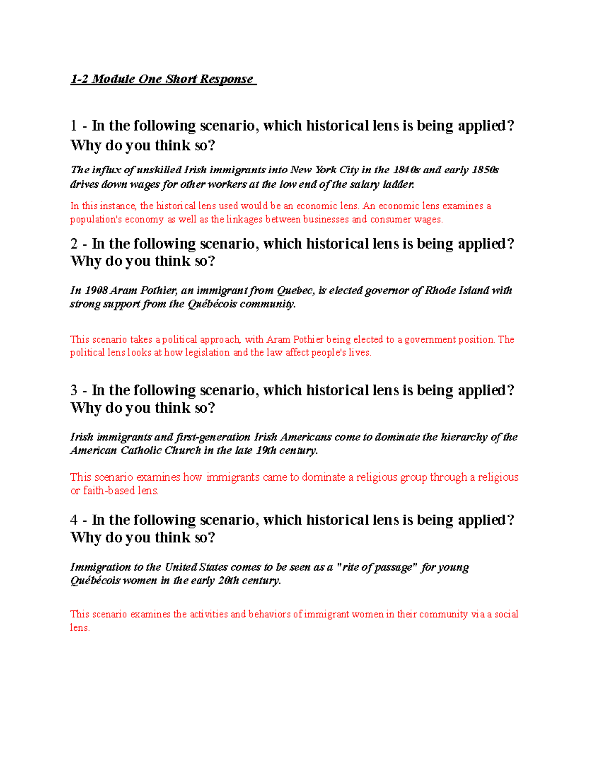 1-2 Module One Short Response - Applied History 200 - Module One Short ...