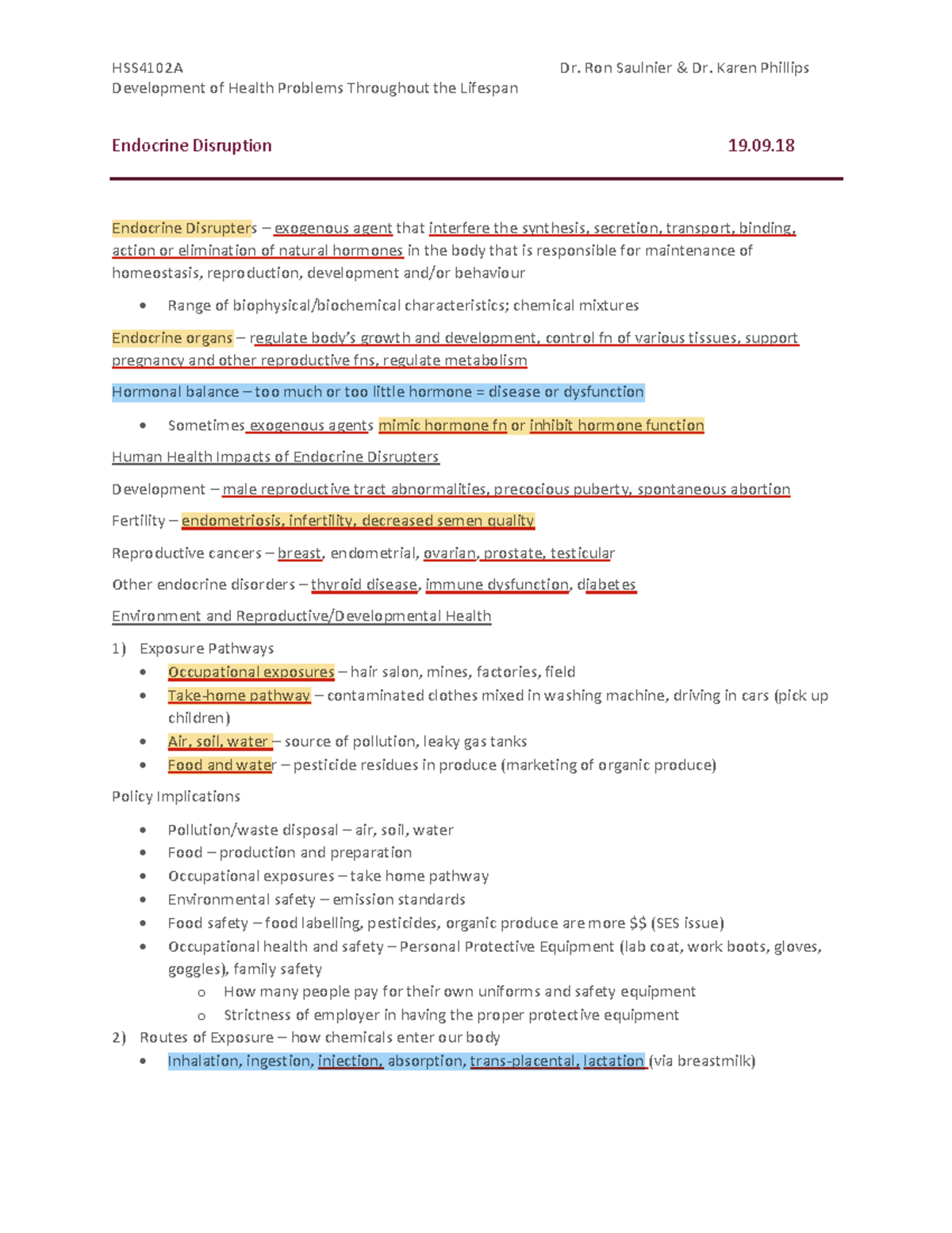 Endocrine Disruption - Warning: TT: undefined function: 32 Warning: TT: undefined function: 32 ...